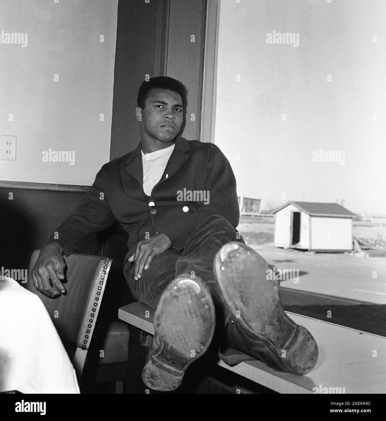 World Heavyweight Champion Muhammad Ali, is shown on March 28, 1966 in ...