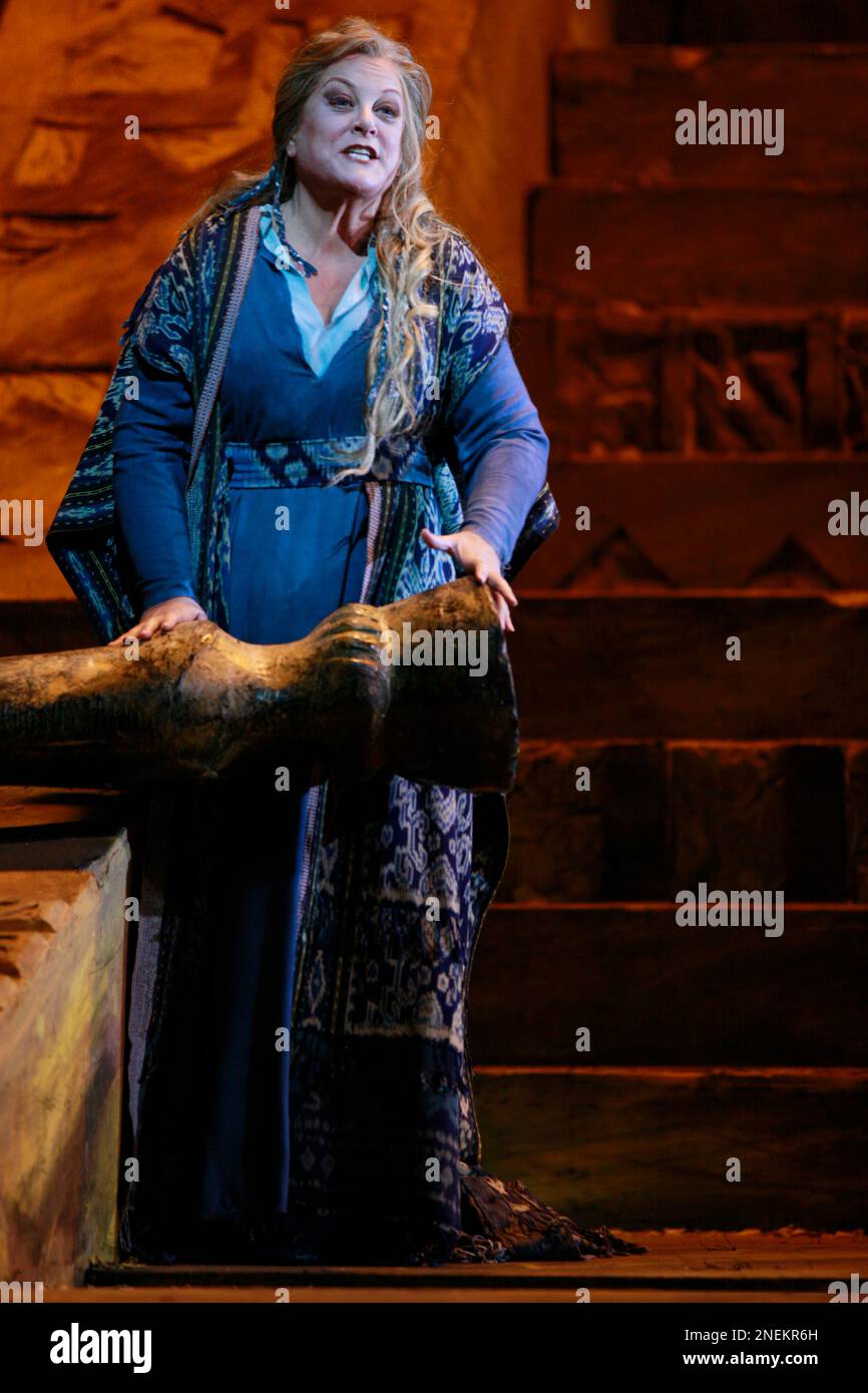 In this Dec. 7, 2009 photo, Deborah Voigt performs as Chrysothemi ...