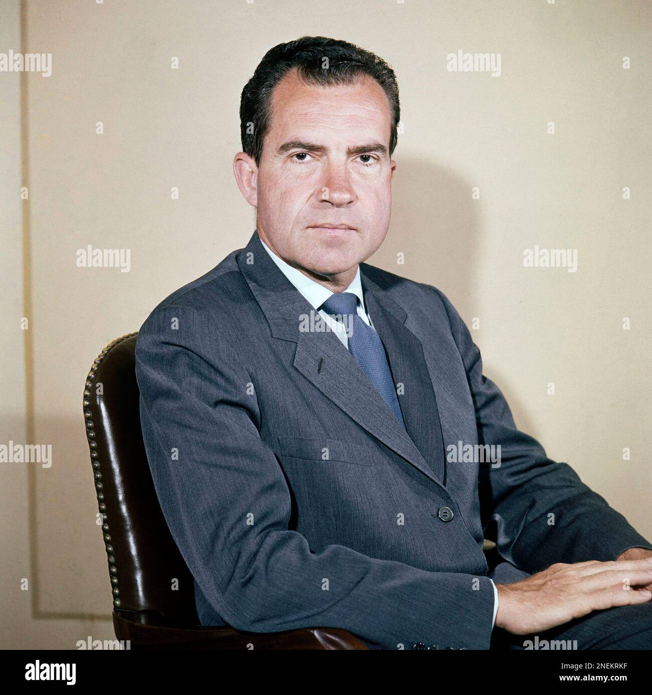 Richard Nixon, poses, June 22, 1960. (AP Photo Stock Photo - Alamy