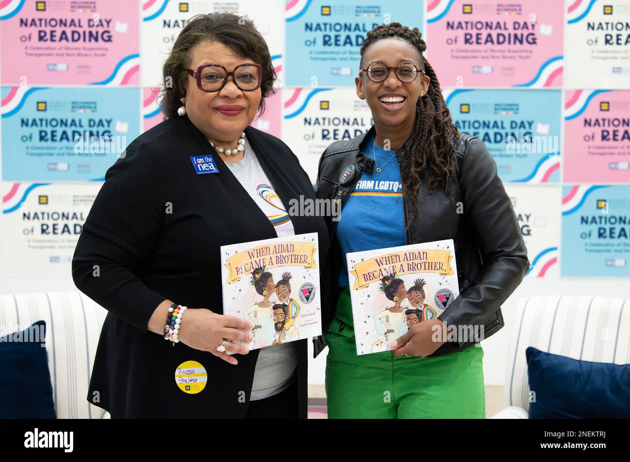 IMAGE DISTRIBUTED FOR HUMAN RIGHTS CAMPAIGN - VP of NEA Princess Moss ...