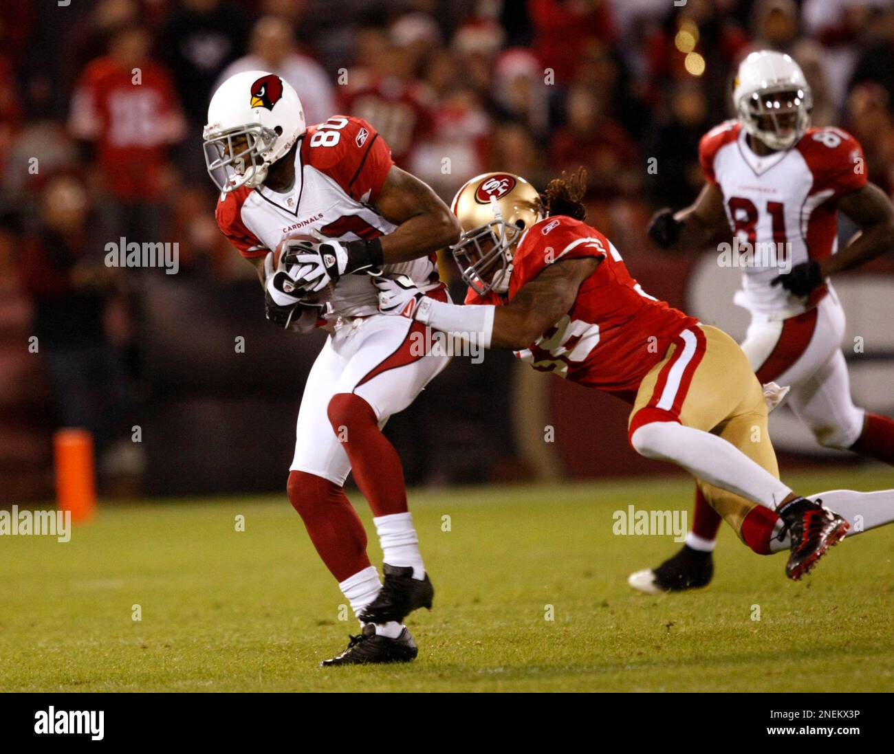 Arizona Cardinals wide receiver Early Doucet (80) and San Francisco ...