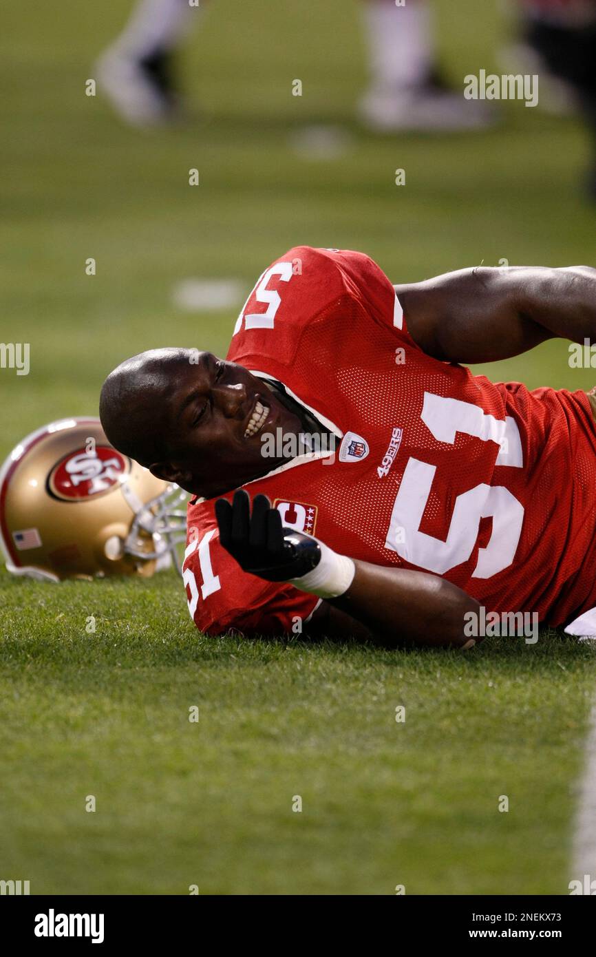 San Francisco 49ers linebacker Takeo Spikes (51) before an NFL football ...