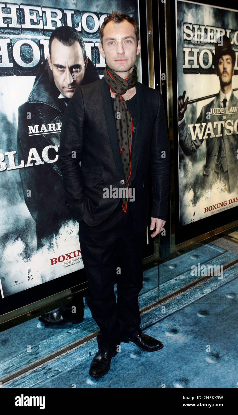 British actor Jude Law arrives at the World Premiere of the film ...