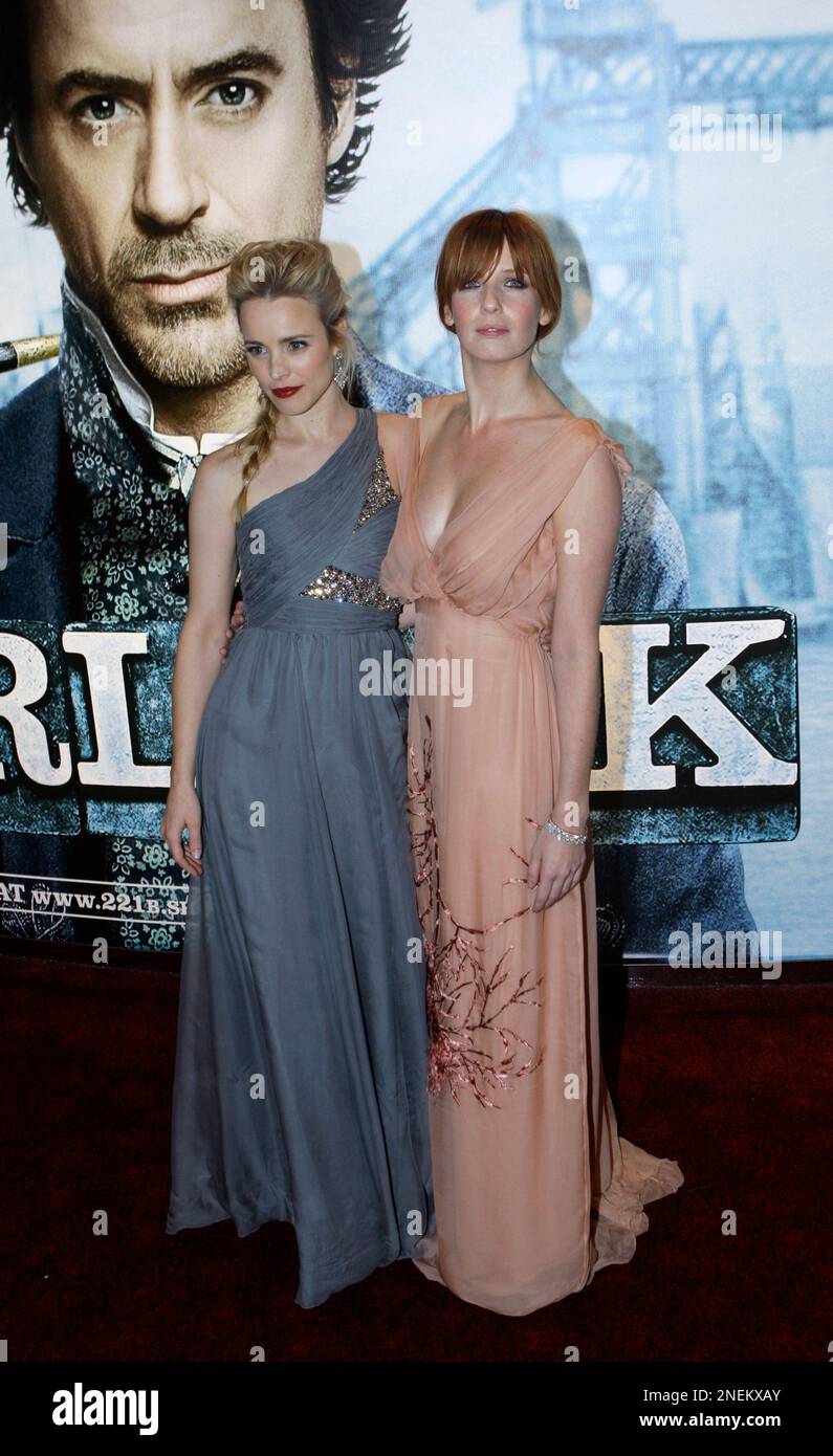 Actresses Rachel McAdams and Kelly Reilly arrive at the World Premiere ...