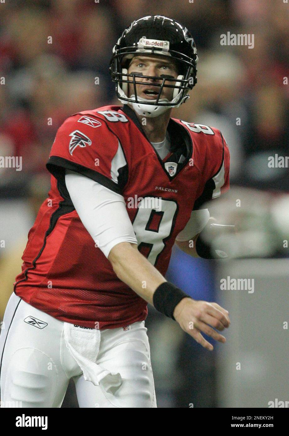Atlanta Falcons quarterback Chris Redman (8) is pictured against the ...