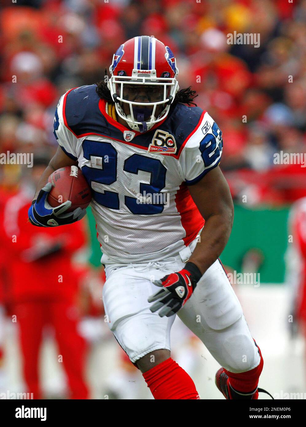 Buffalo Bills running back Marshawn Lynch during an NFL football game ...