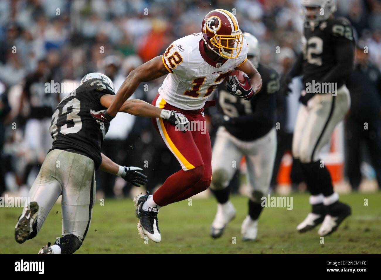Washington Redskins wide receiver Malcolm Kelly (12) in action during ...