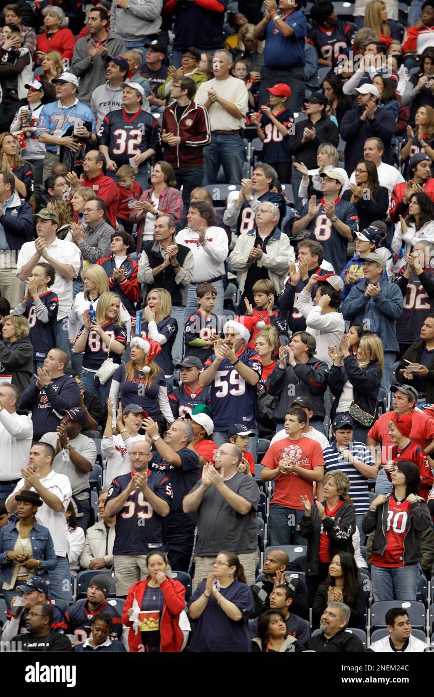 Fans cheer during the third quarter of an NFL football game between the ...