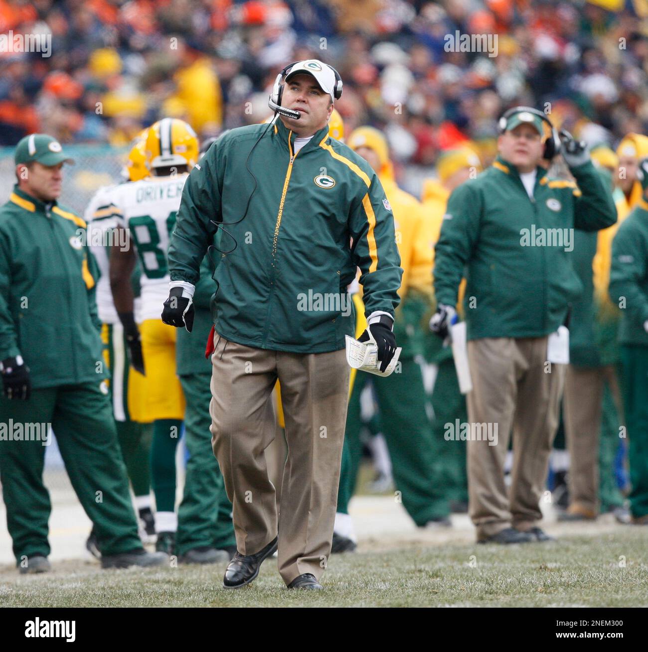 Green Bay Packers head coach Mike McCarthy during the first half of an ...