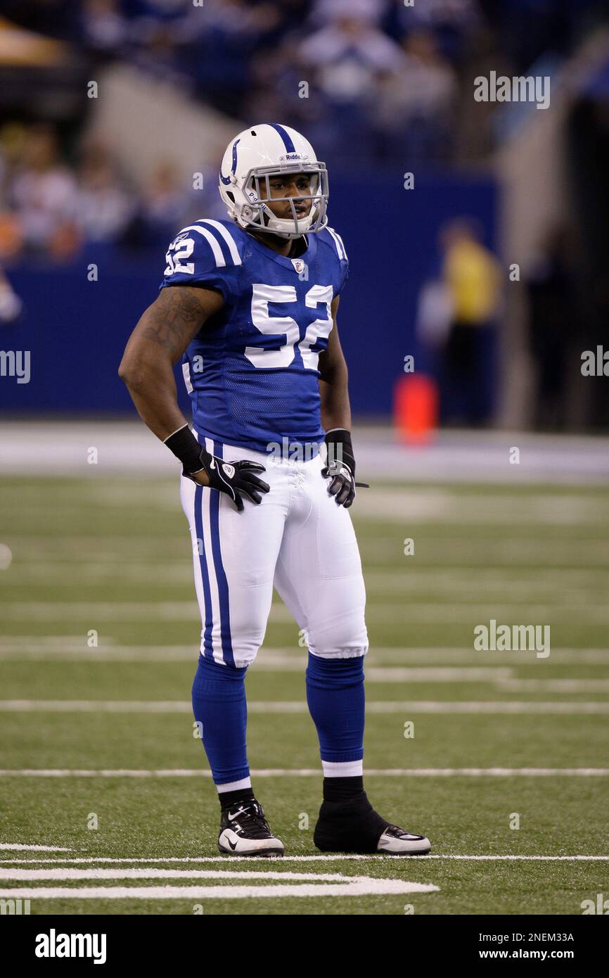 Indianapolis Colts linebacker Cody Glenn in the first quarter of an NFL ...