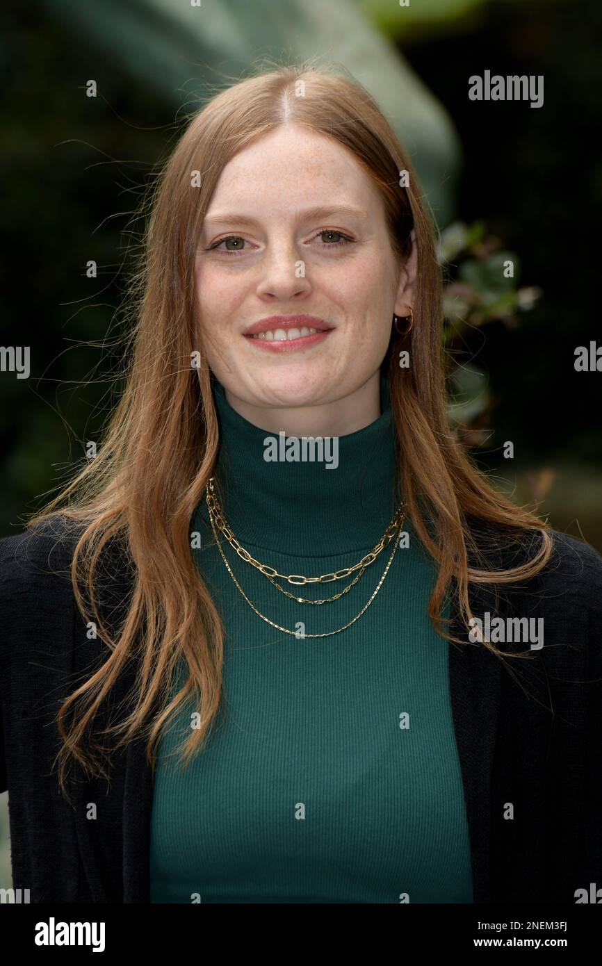 Rome, Italy. 16th Feb, 2023. Liliana Bottone during Photocall of the Rai TV series "Resta con me ...