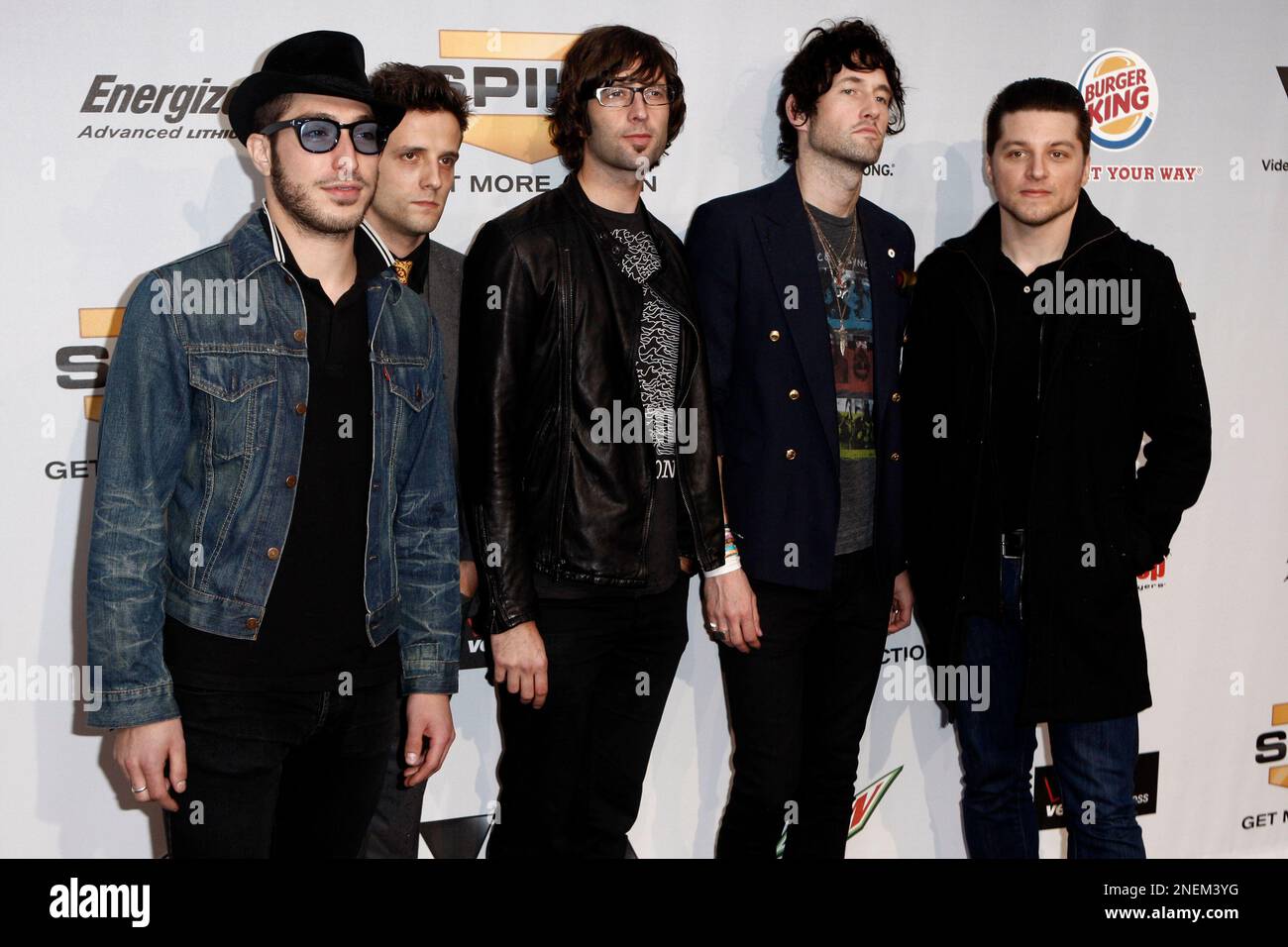 Members of the musical group The Bravery arrive at Spike TV's Video ...