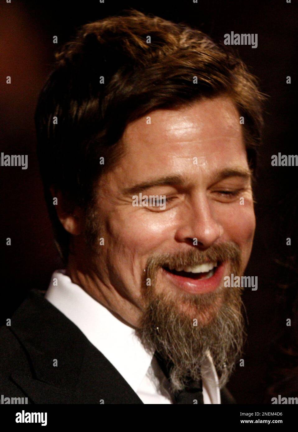 Brad Pitt is seen at the UNICEF Ball honoring producer Jerry Weintraub ...