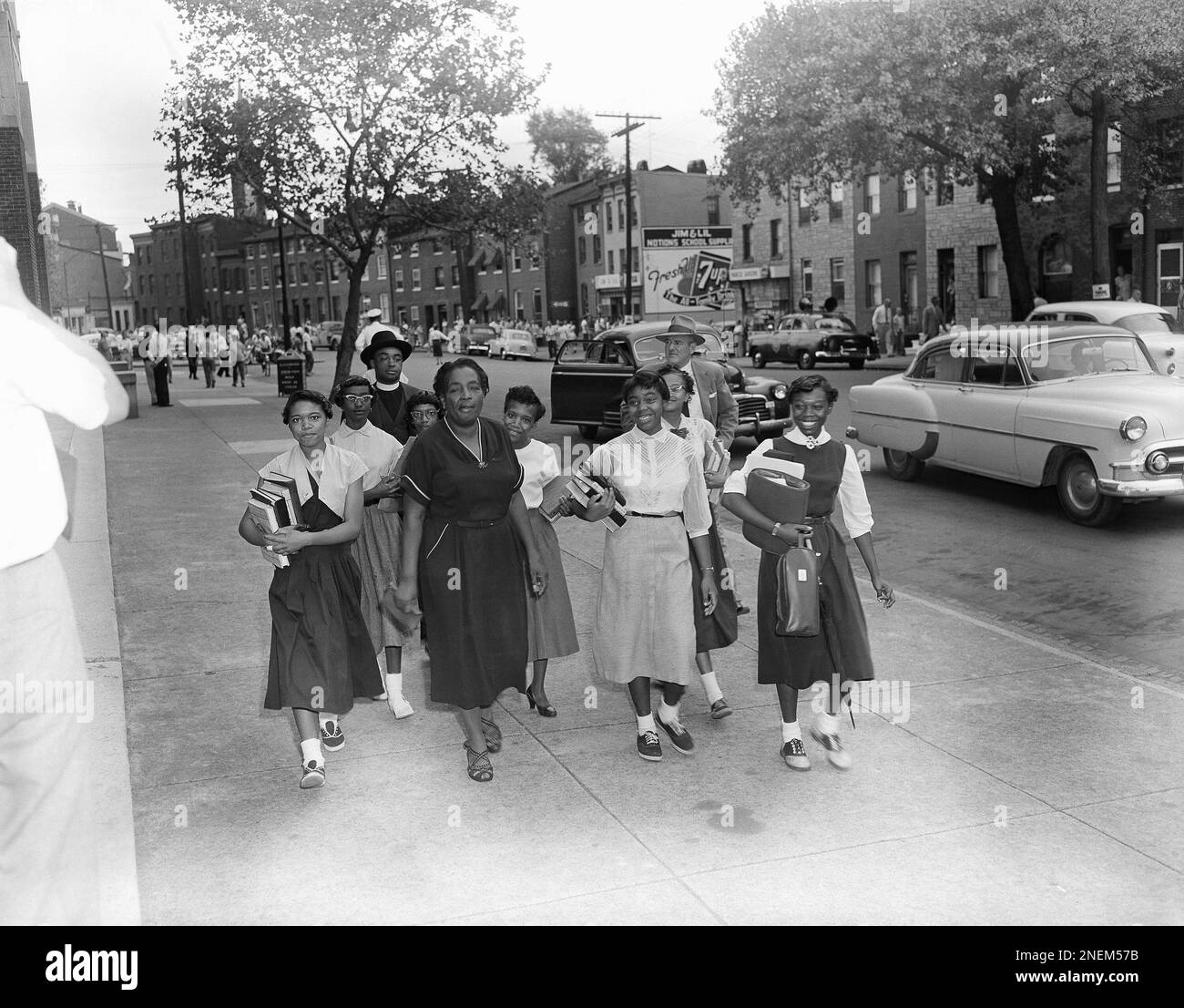 African American students returned to classes at Southern High School ...