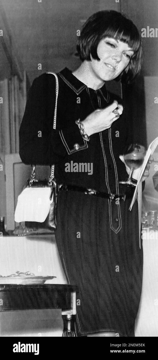 British fashion designer Mary Quant is shown in 1963. (AP Photo Stock ...