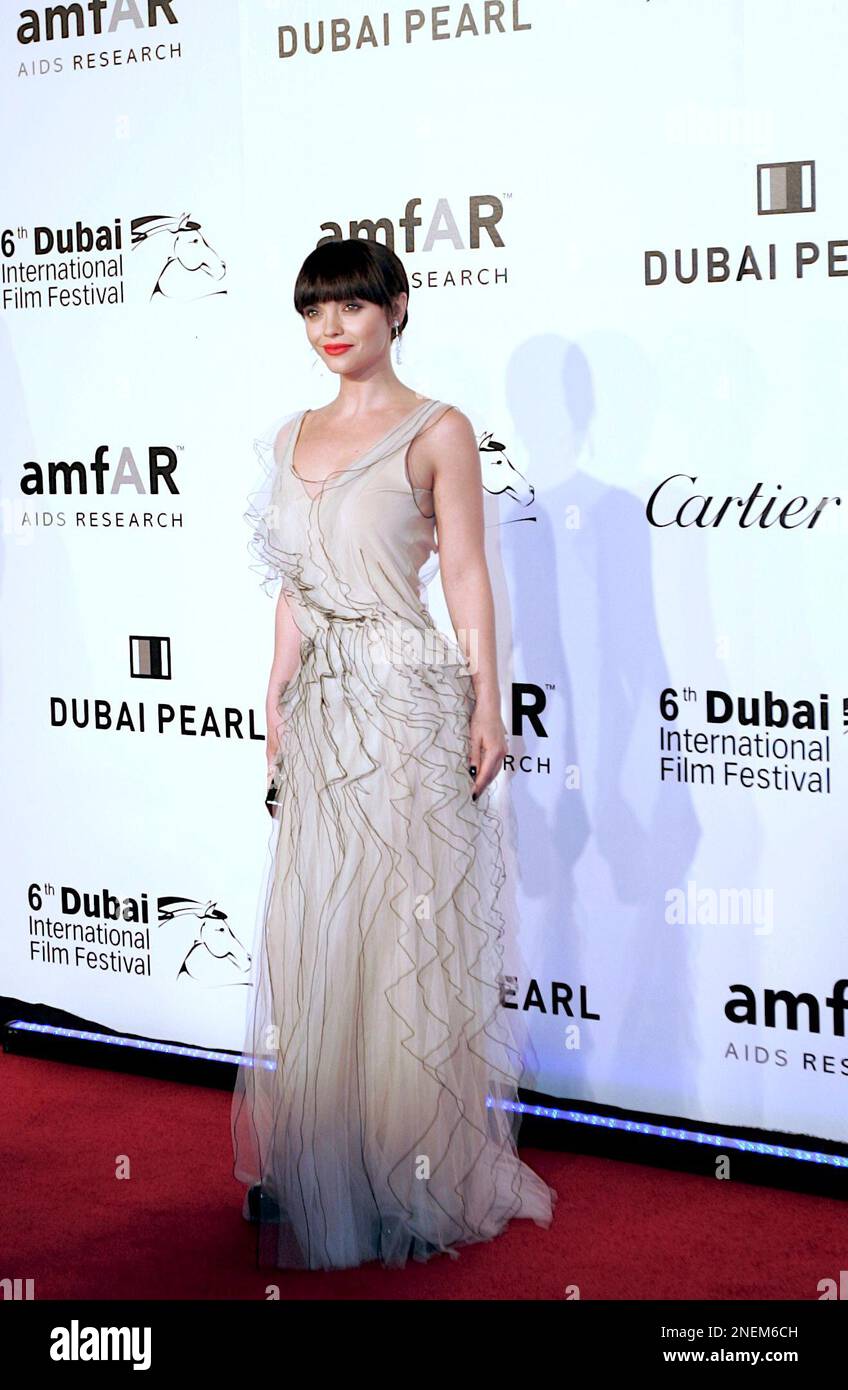 American actress Christina Ricci arrives at the amfAR Cinema Against ...