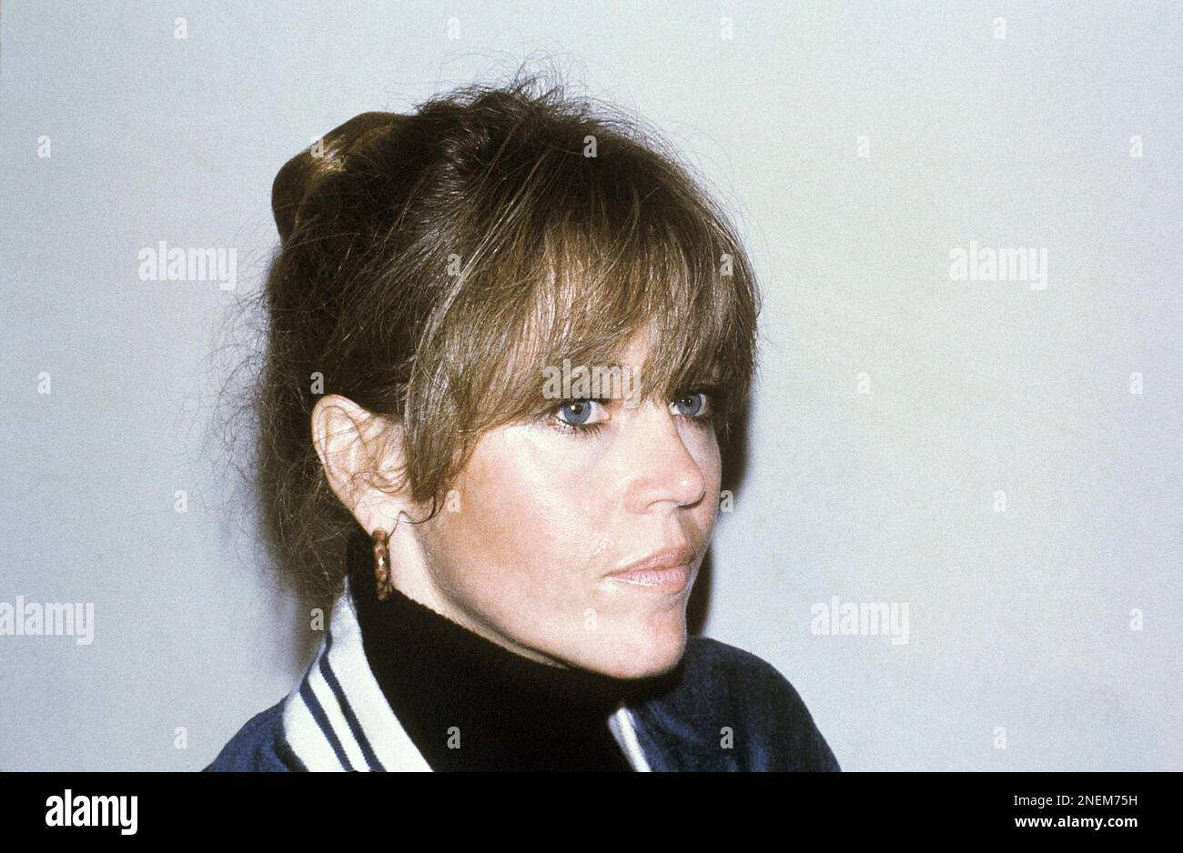 Actress Jane Fonda is shown, July 9, 1982. (AP Photo Stock Photo - Alamy