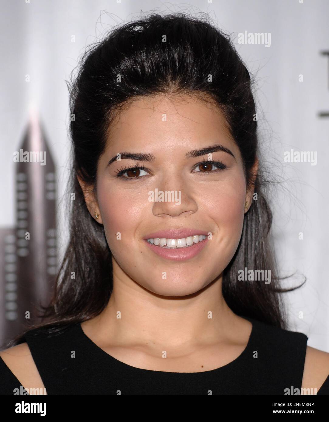 Actress America Ferrera arrives to be honored at the New York Women in ...