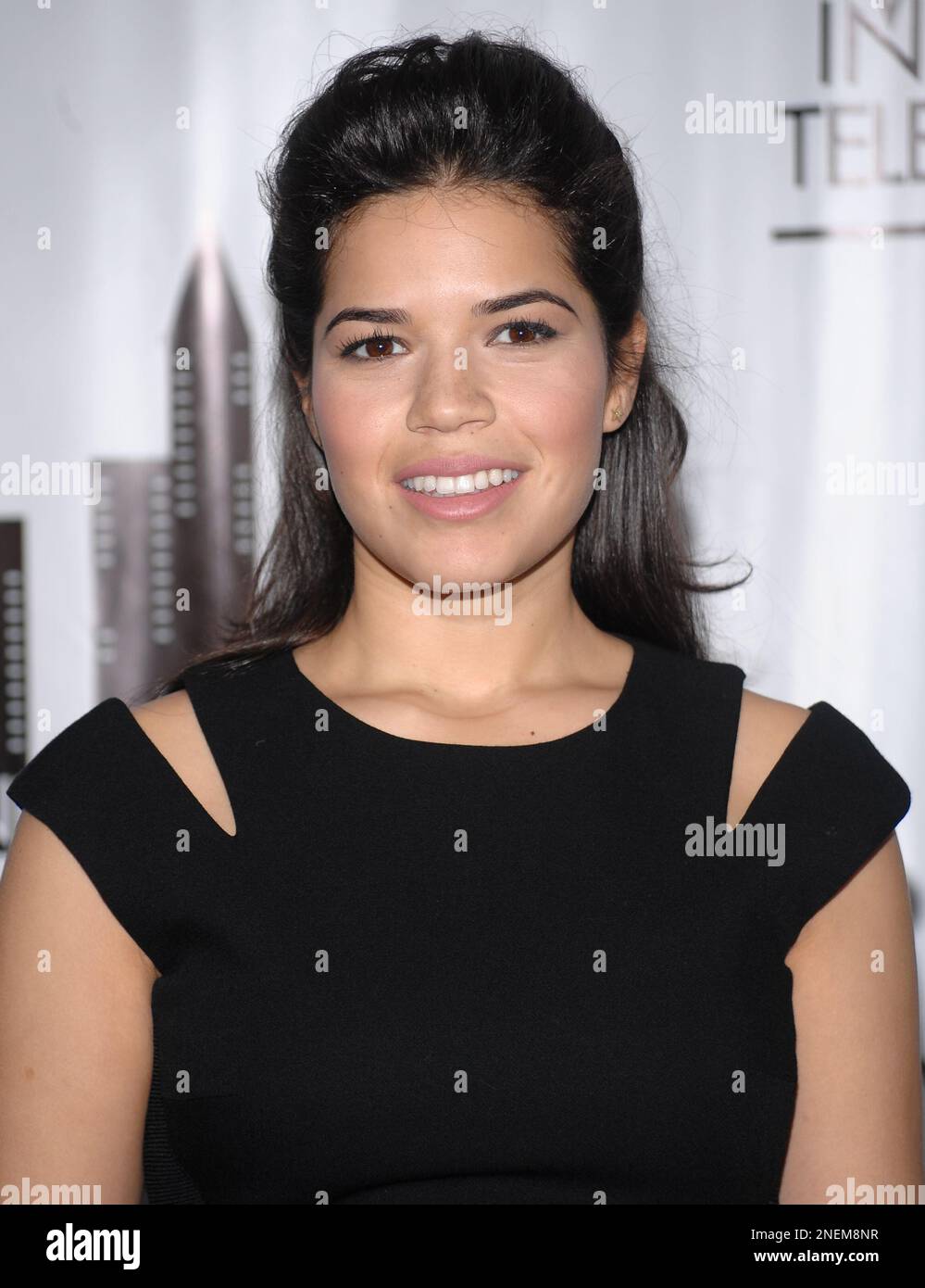 Actress America Ferrera arrives to be honored at the New York Women in ...