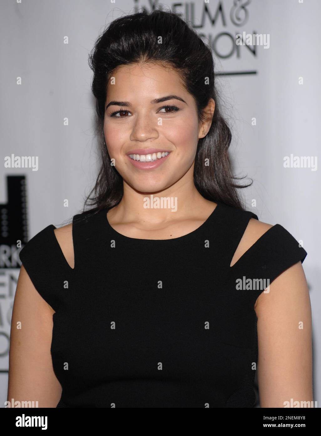 Actress America Ferrera arrives to be honored at the New York Women in ...