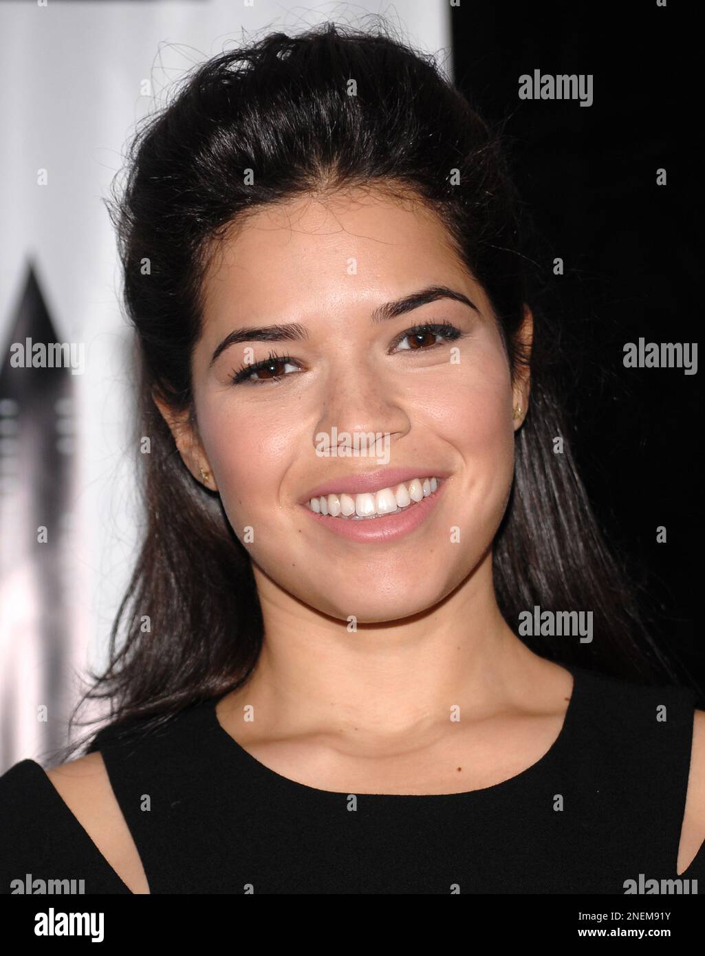 Actress America Ferrera arrives to be honored at the New York Women in ...