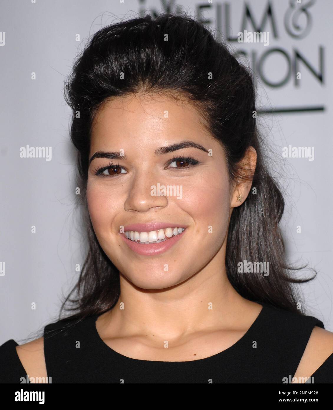 Actress America Ferrera arrives to be honored at the New York Women in ...