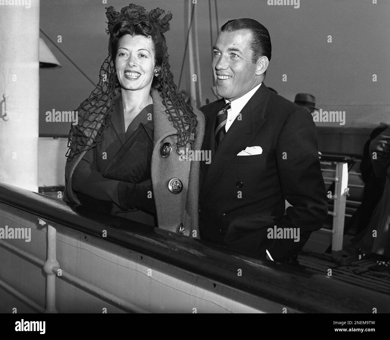 Ed Sullivan, columnist of the New York Daily News and his wife Sylvia ...