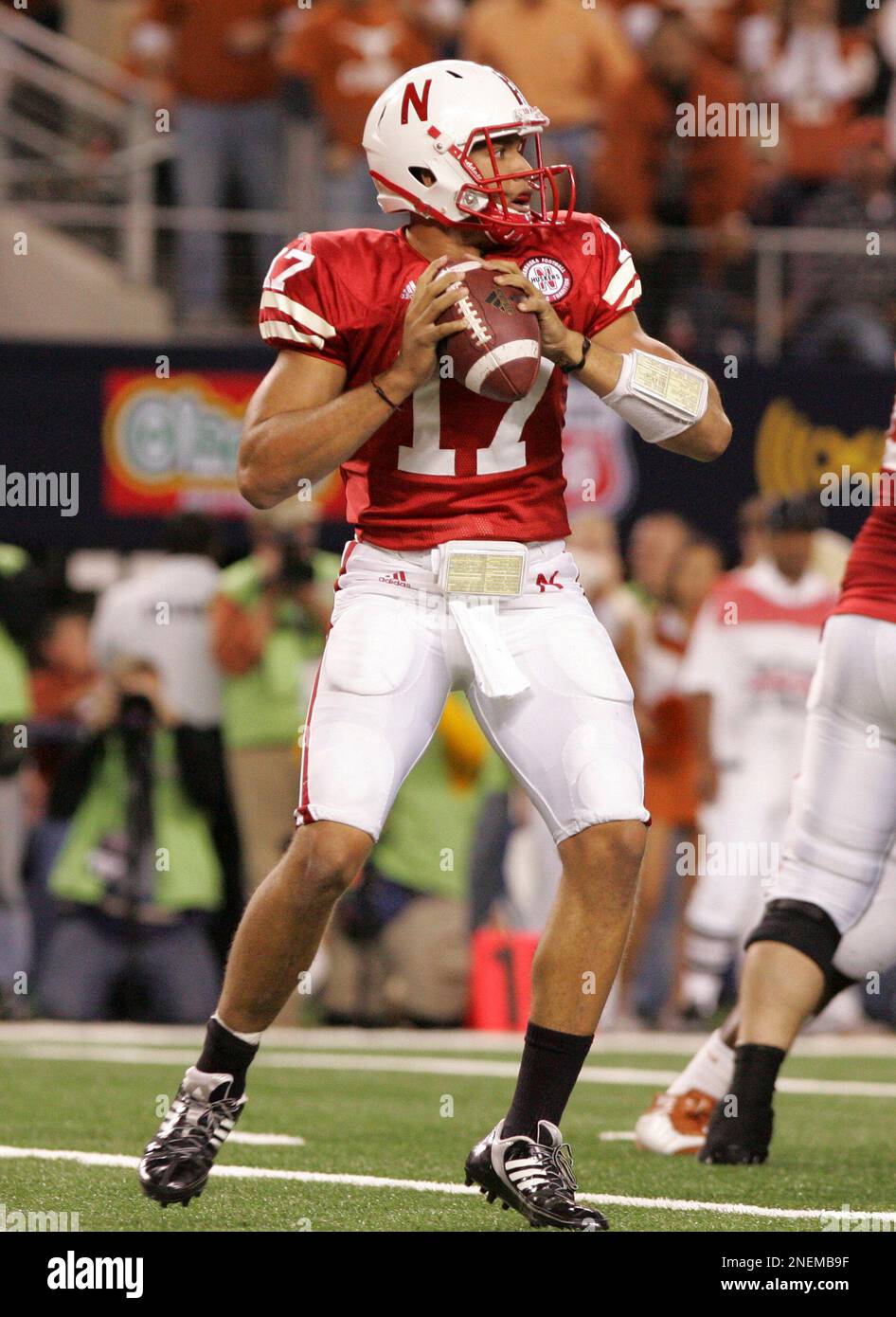 Nebraska quarterback Cody Green (17) during an NCAA college football ...