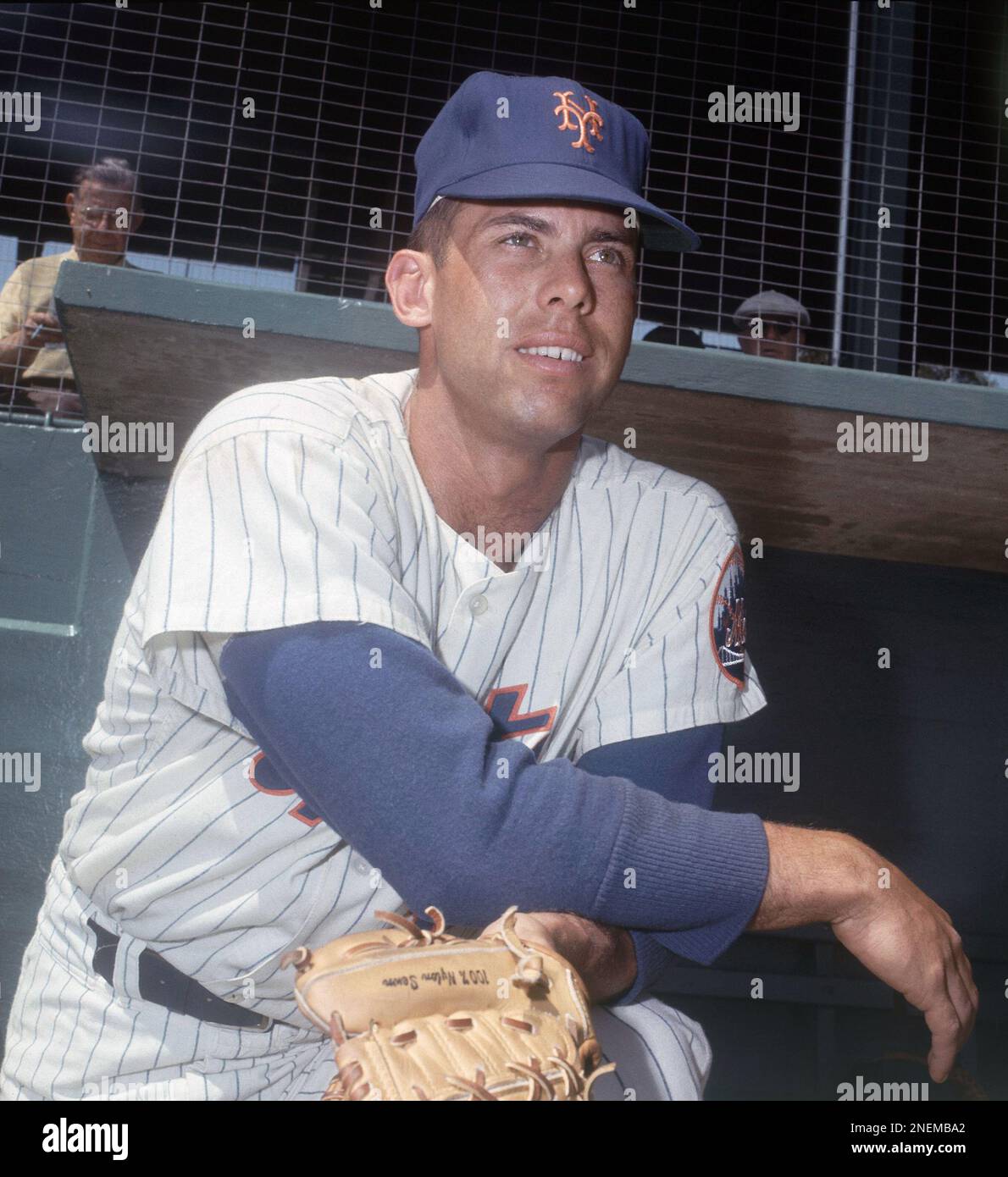 Ron Hunt, baseball player with the New York Mets baseball team in March ...