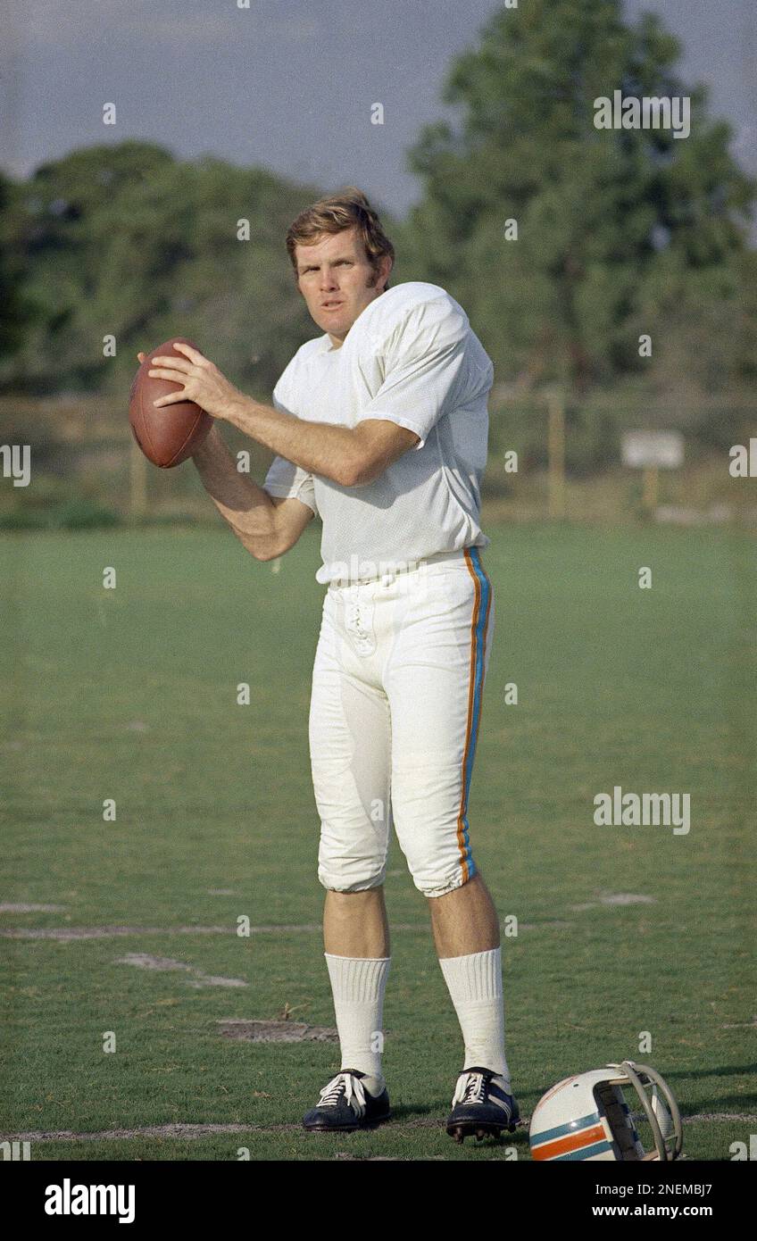 Bob (Robert) Griese, #12 quarterback for the Miami Dolphins football ...