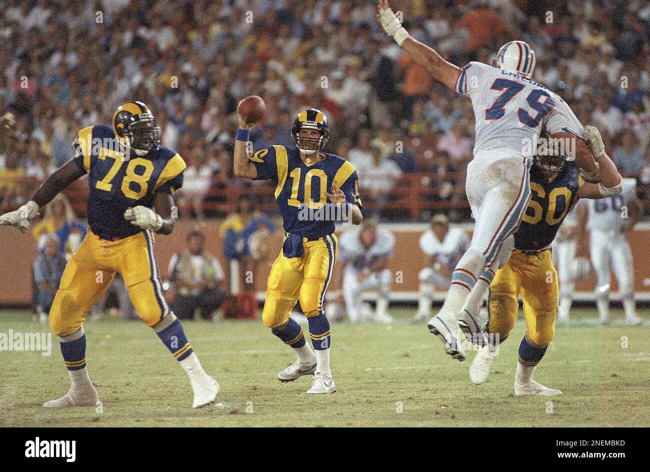 New Ram quarterback Steve Bartkowski, late of the Atlanta Falcons, gets ...