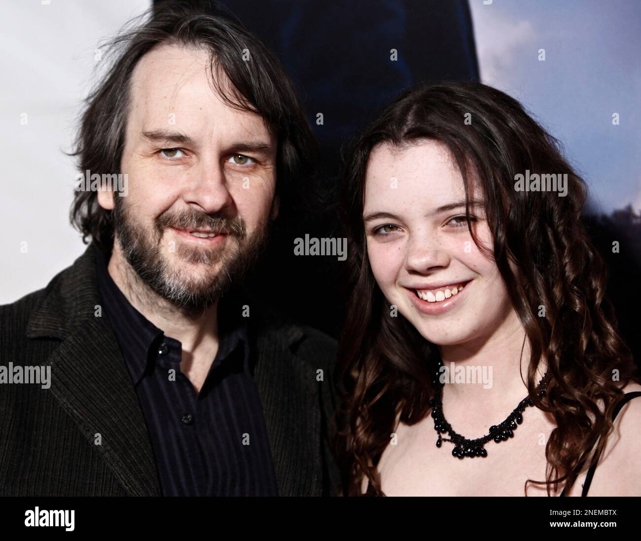 Peter Jackson, left, and Katie Jackson arrive at the premiere of "The ...