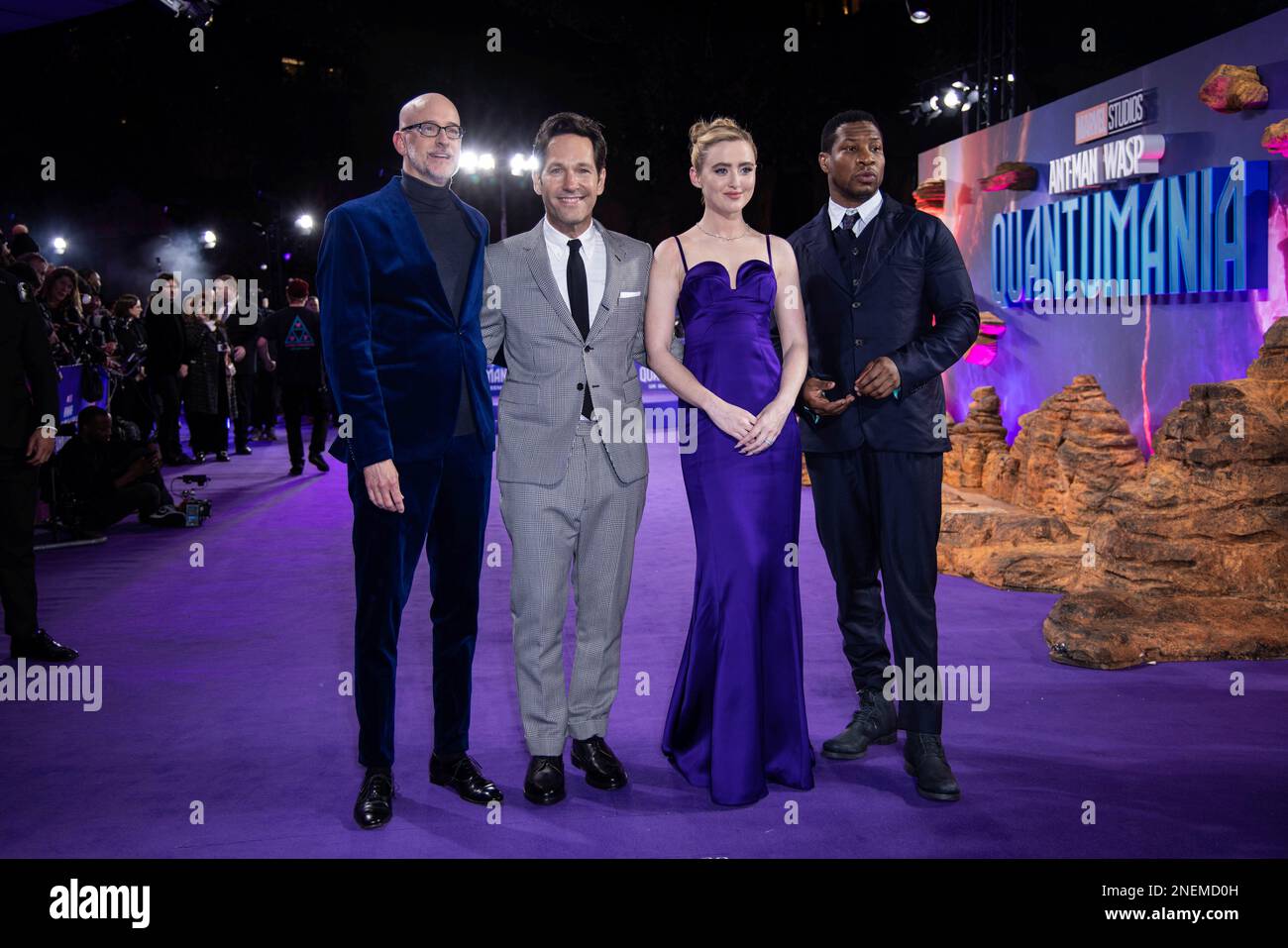Director Peyton Reed, from left, Paul Rudd, Kathryn Newton and Jonathan ...