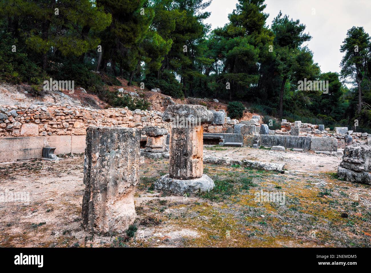 The Amphiareion of Oropos is situated in the hills 6 km southeast of ...