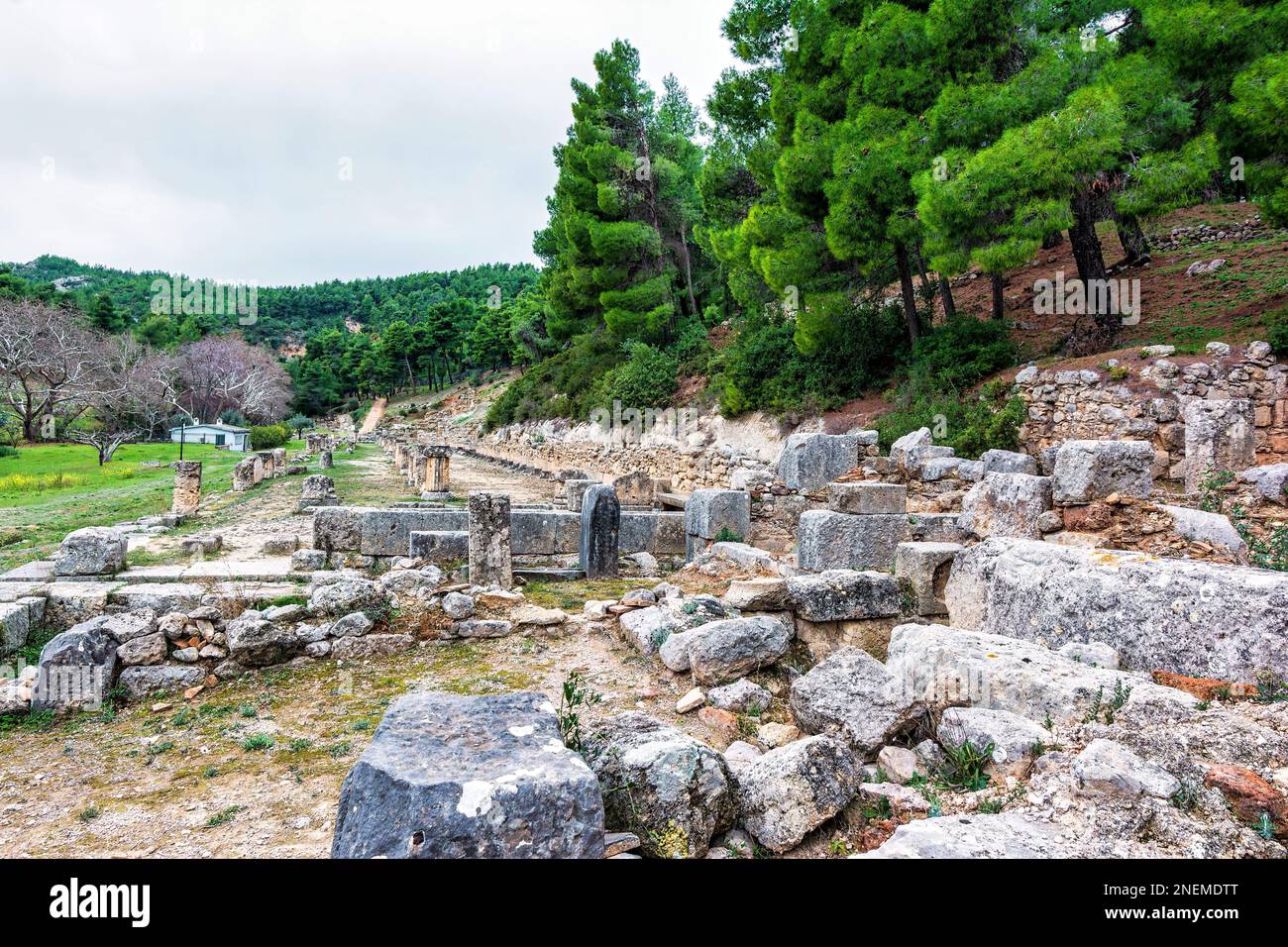 The Amphiareion of Oropos is situated in the hills 6 km southeast of ...