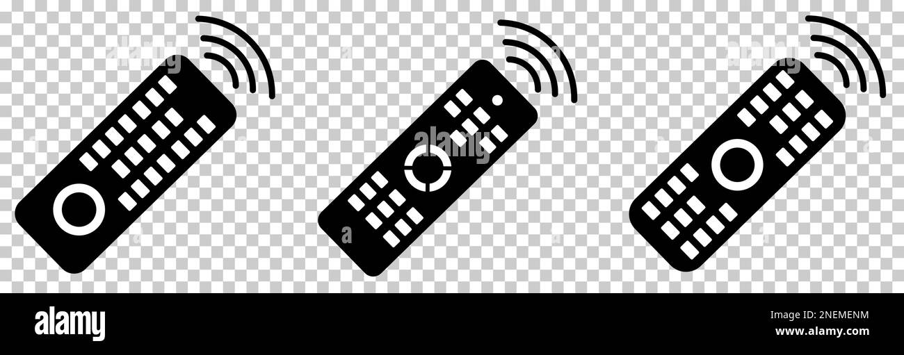 Remote control TV icons set. Design can use for web and mobile app ...