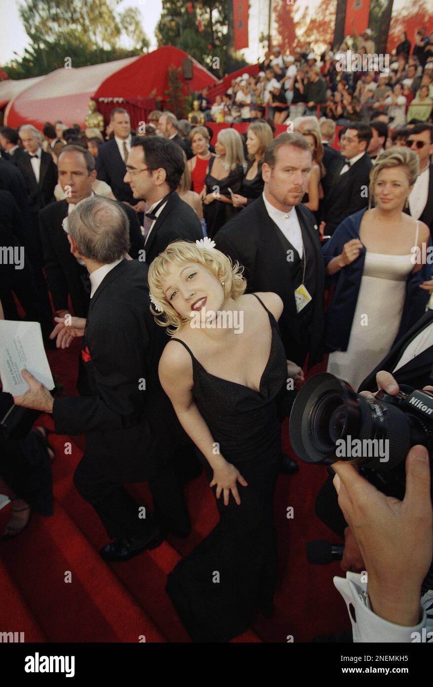 Actress Drew Barrymore arrives at the 70th Annual Academy Awards in Los ...