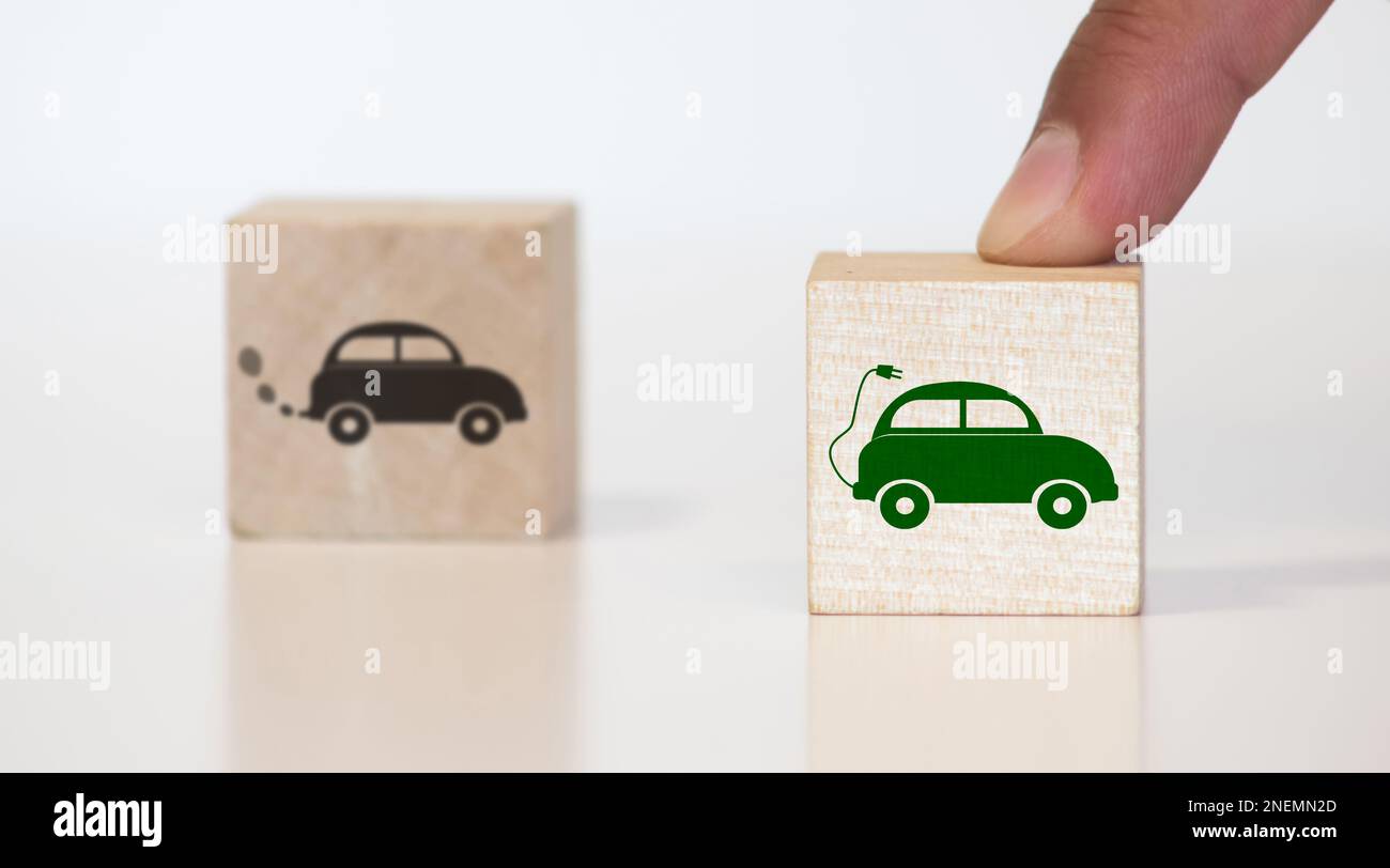 Model of eco-friendly cars that you create Stock Photo - Alamy