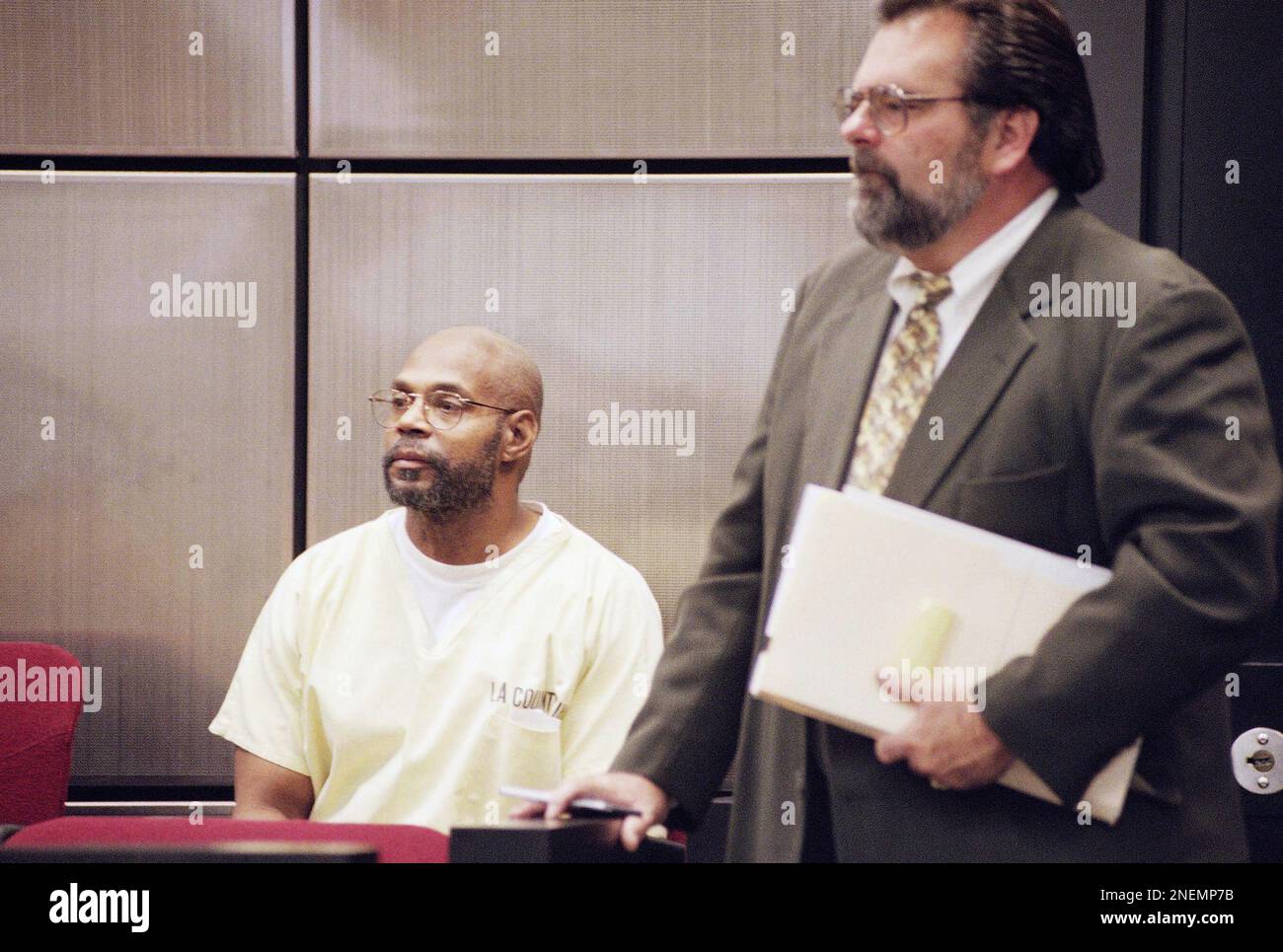 Convicted rapist Harry Lavon Rowley, left, and his attorney Steve ...
