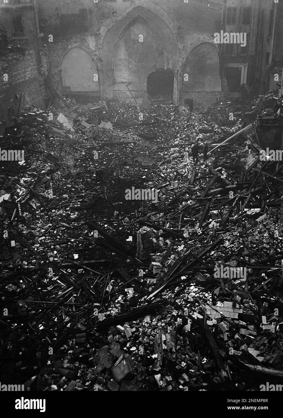 All that was left of one of London’s oldest churches, the Dutch Church ...