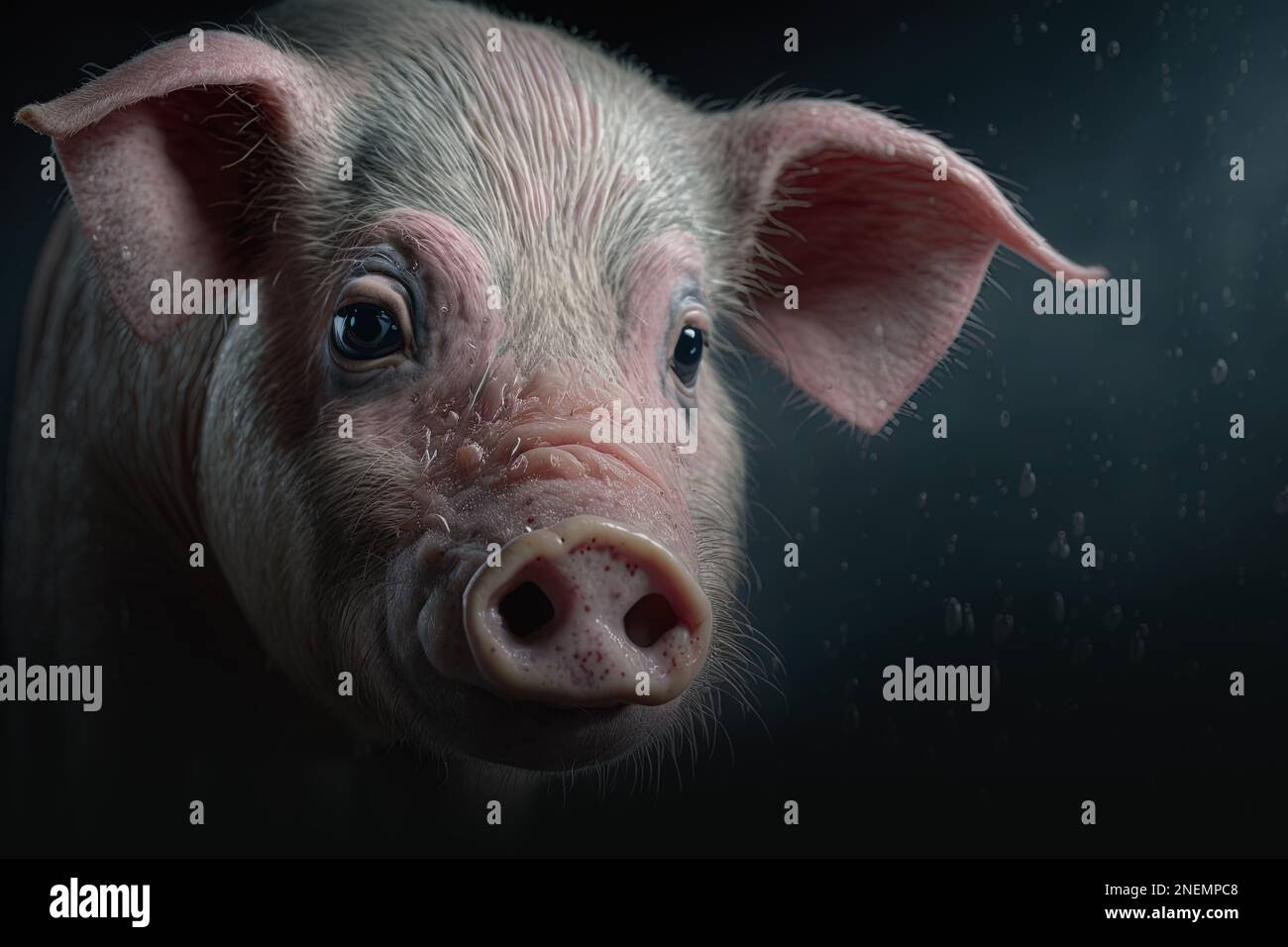 Sad pig hi-res stock photography and images - Alamy