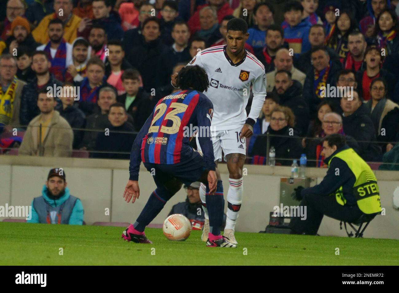 16th February 2023; Nouc Camp, Barcelona, Spain: UEFA Europa League ...