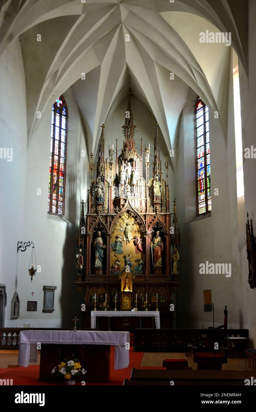 altar, Church of Transfiguration of Jesus, Tábor, South Bohemian Region ...