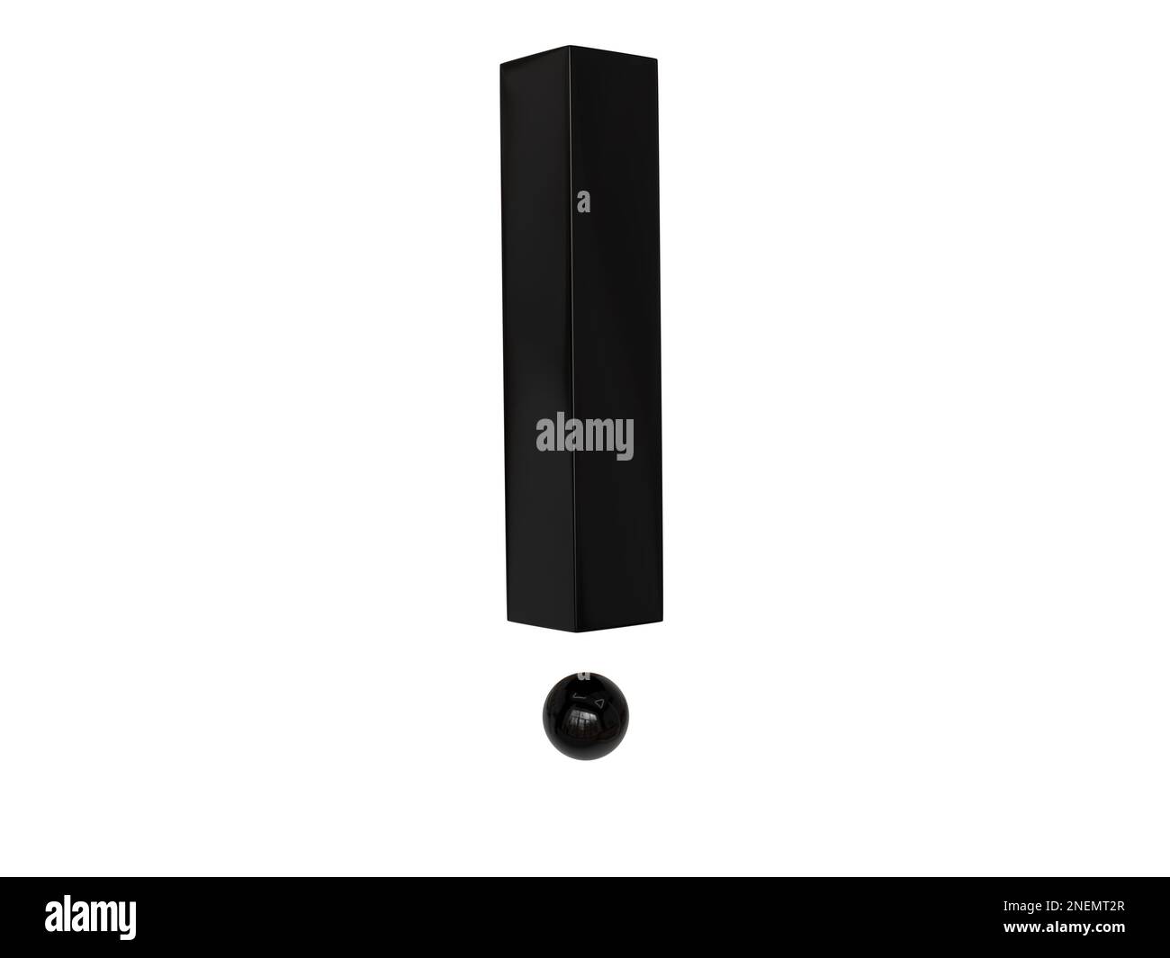 Black exclamation hi-res stock photography and images - Alamy