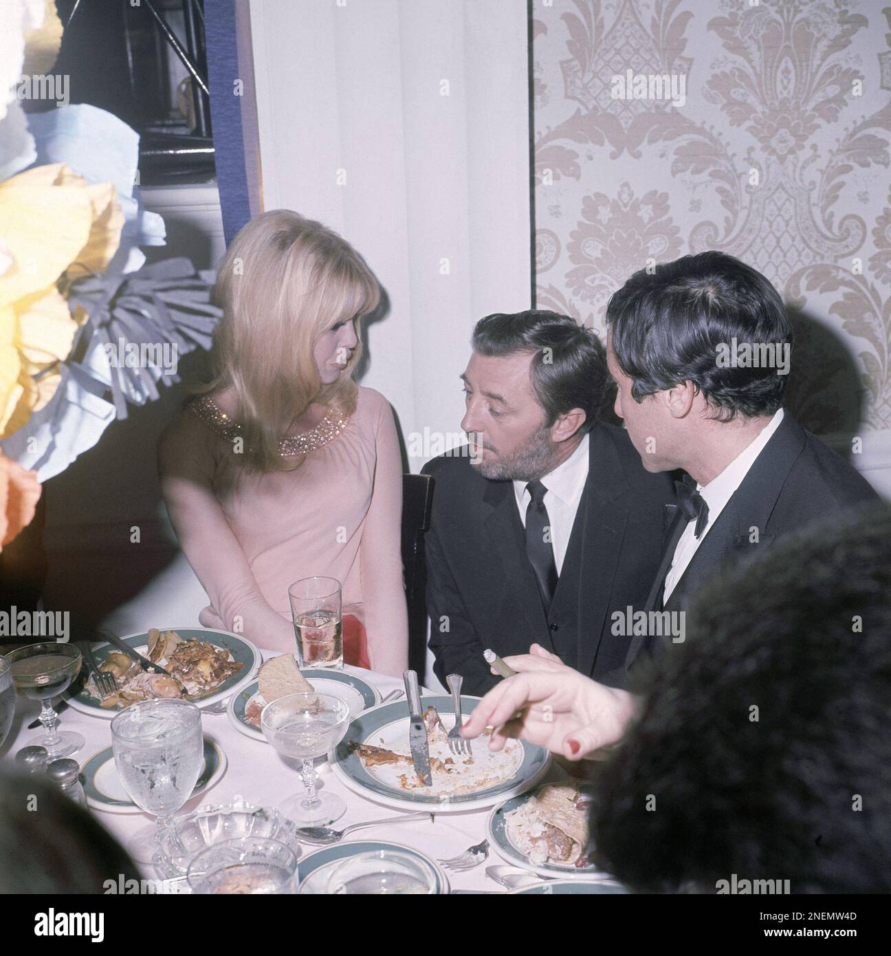 French Actress Brigitte Bardot shown at part for the premiere of the ...