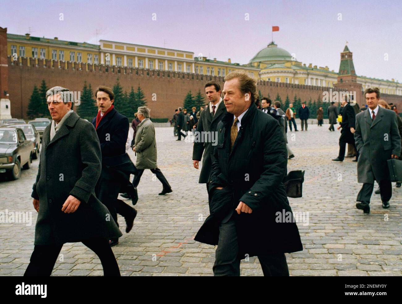 Former dissident and now Czechoslovakia?s President Vaclav Havel ...