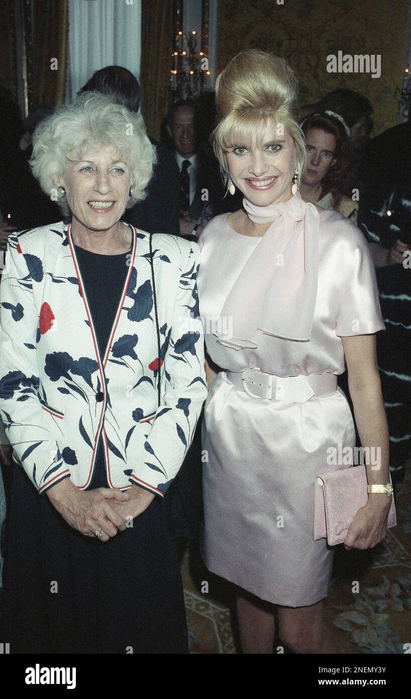 Mrs. Olga Havlova, wife of Czech President Vaclav Havel pictured with ...