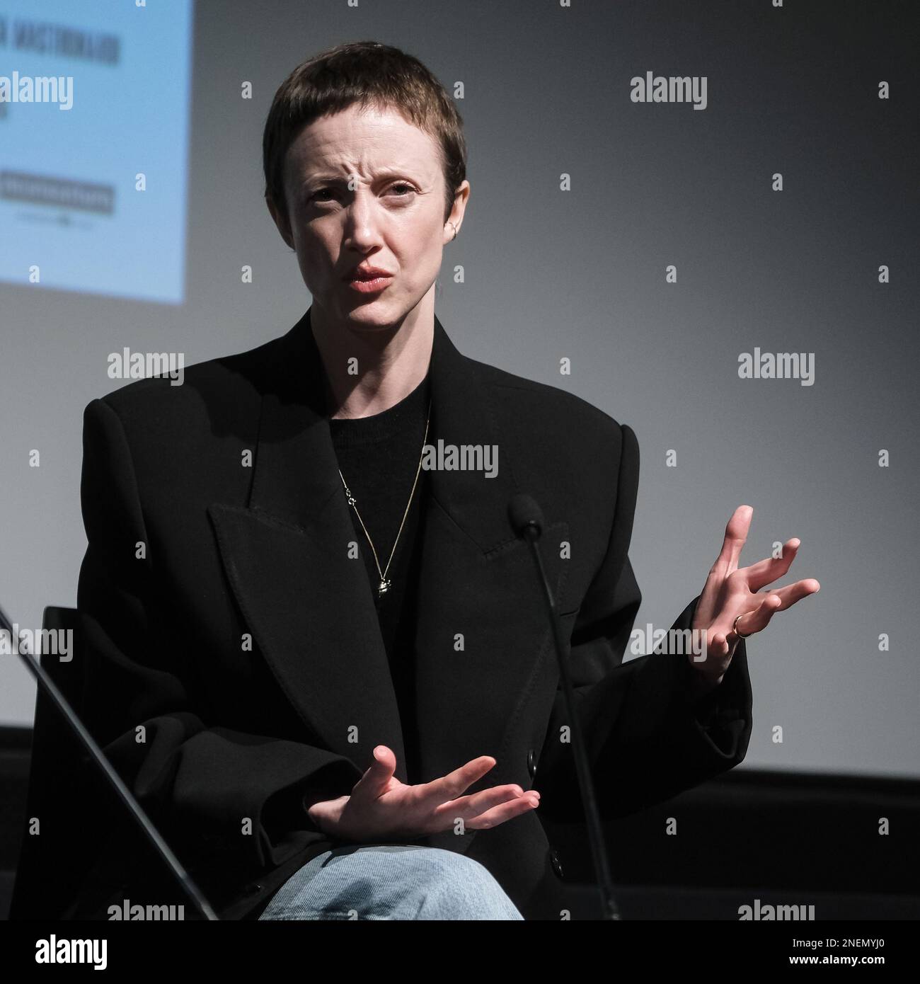 Andrea Riseborough at Mark Kermode in 3D at BFI Southbank in London ...