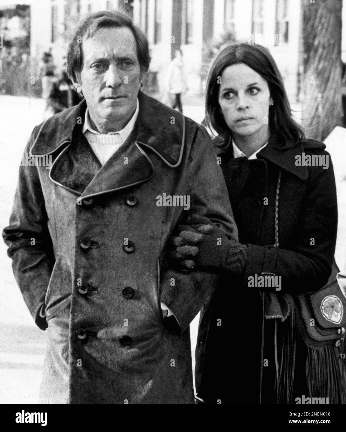 Andy Williams and ex-wife Claudine Longet walk arm-in-arm from the ...