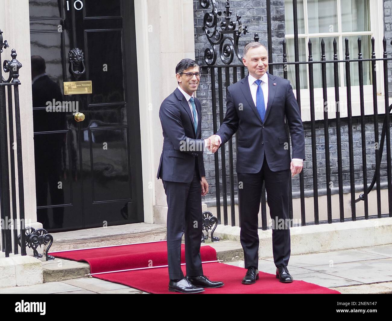 London, UK. 16 February 2023 . President of the Republic of Poland ...